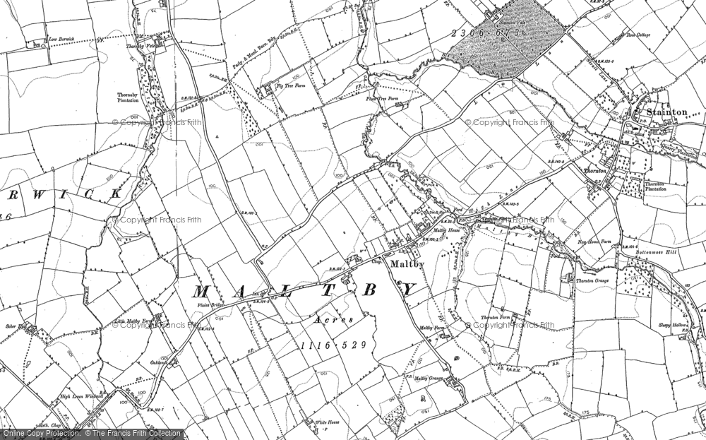 Old Maps of Stainsby Village, Cleveland - Francis Frith