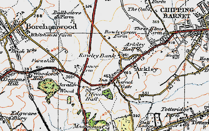 Barnet Gate photos, maps, books, memories - Francis Frith