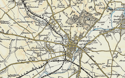 Map Of Stratforduponavon London To Stratford Upon Avon Train From £6