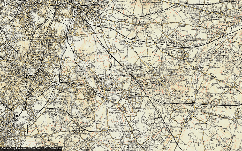 Old Maps of Sundridge Park - Francis Frith