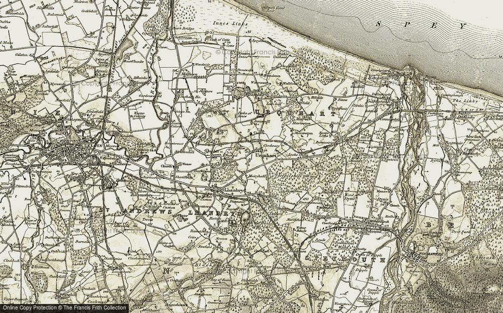 Old Maps of Parks of Innes, Grampian - Francis Frith