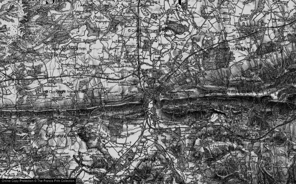 Old Maps of Guildford - Francis Frith